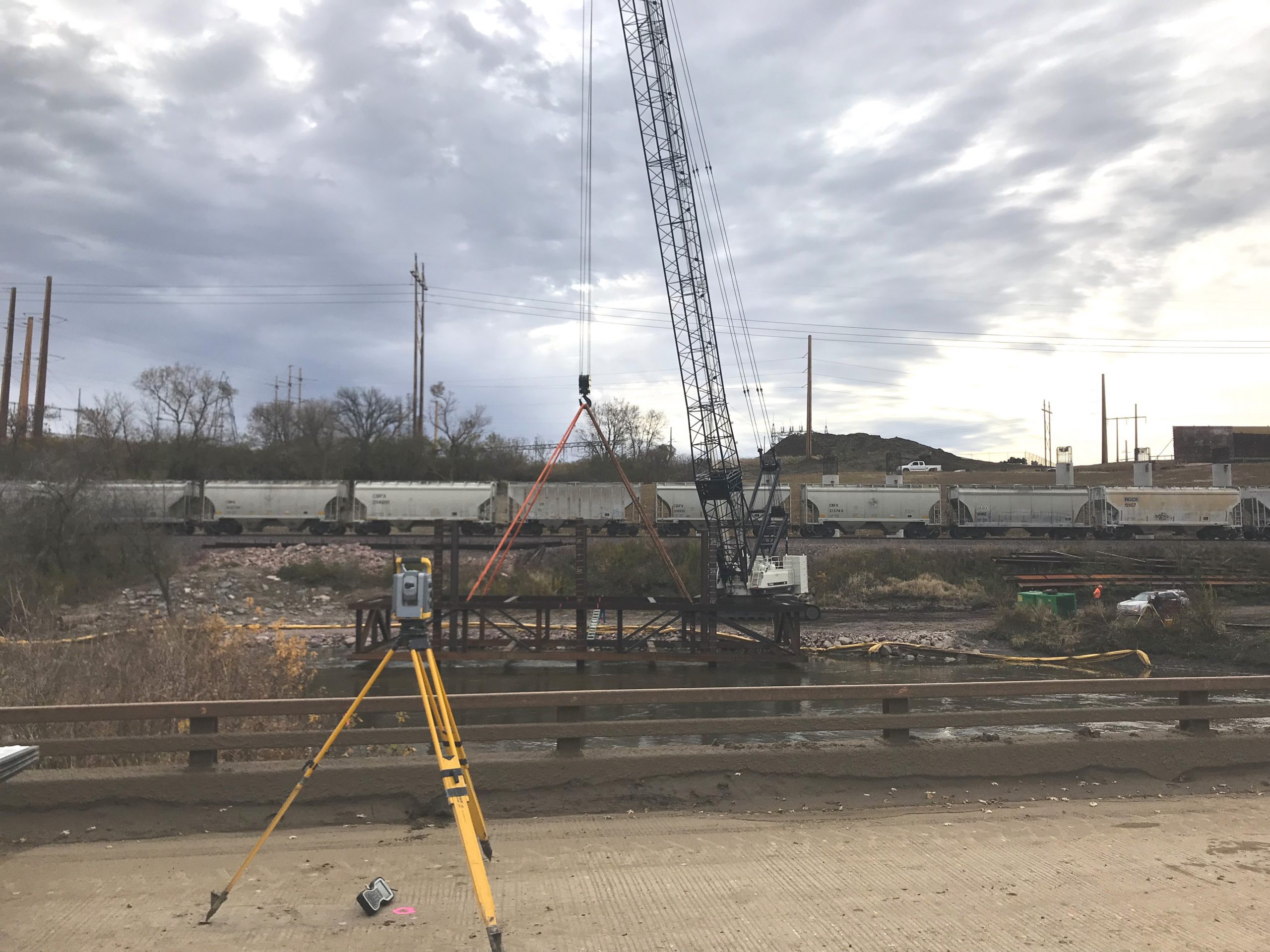 Construction Staking for 41st Street | Brosz Engineering